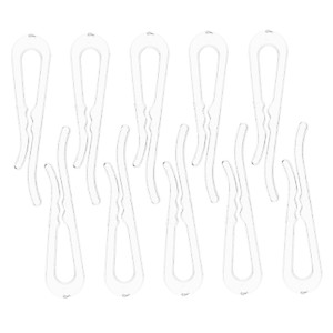 Ciieeo 300 Pcs U Shape Shirt Clips Scarf Clip Party Layout Clips Clothespin Pants Shirt Organizer Clips Garment Clips Alligator Clips Dresses Bra for Dress Clip Holder Tie Clips Christmas