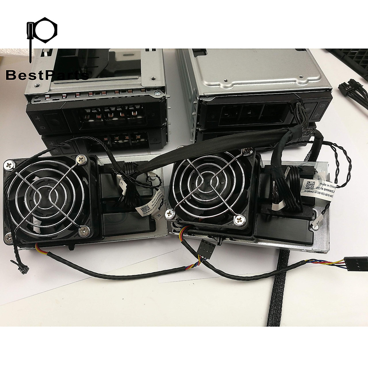 BestParts 575-BBSO New HDD SSD Upgrade Kit Compatible with Precision T7920 7920 Precison T7920XL Installing 4X Additional 2.5" or 3.5" SATA/SAS HDD/SSD on The Rear of The Chassis in FlexBay 3 and 4