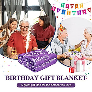 90th Birthday Gifts for Men, 90th Birthday Decorations Blanket for Men, Best 90th Birthday Gifts Ideas for Dad Grandpa Uncle, Soft Flannel Throw Blanket 90th Birthday Gifts for Her