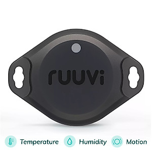 RuuviTag Pro 3in1 Wireless Bluetooth Temperature (°C/°F), Air Humidity and Motion Sensor. Alerts & History. Free Android/iOS apps. Integrates with Victron, Homey, and Home Assistant. Made in Europe.