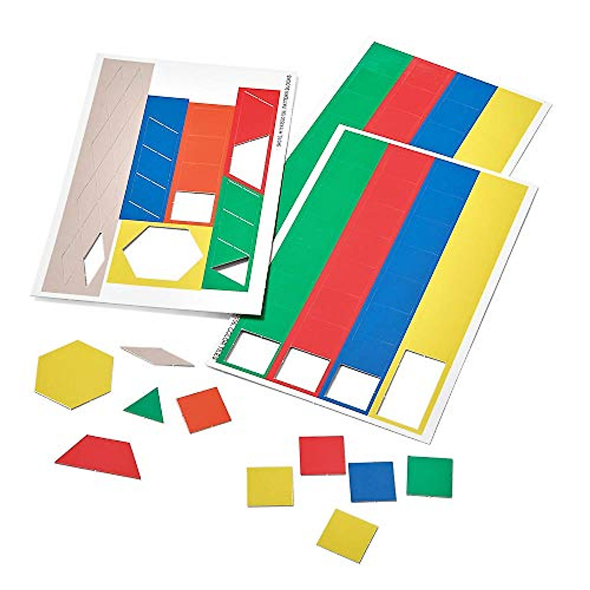 hand2mind - 93538PM Paper Take Home Manipulative Kit for Kids Ages 5-7, Individual Practice for Children at Home, Easy to Follow Guide for Parents, Visual Paper Math Supplies, Homeschool Supplies
