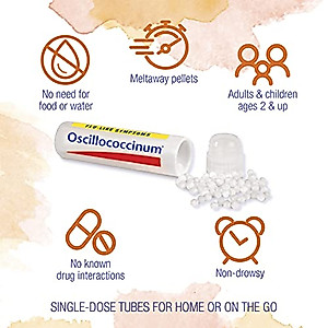 Boiron Oscillococcinum for Relief from Flu-Like Symptoms of Body Aches, Headache, Fever, Chills, and Fatigue - 12 Count