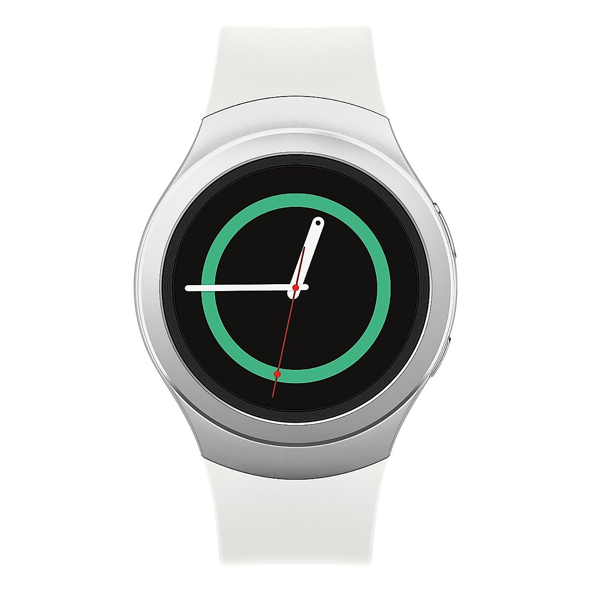 Samsung Gear S2 R730A (AT&T + Wi-Fi) Dust and Water Resistant Smartwatch - Silver (Renewed)