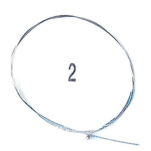 Generic 2nd D 16 inch Single Viola Strings Carbon Steel Core Nickel Allow Wound