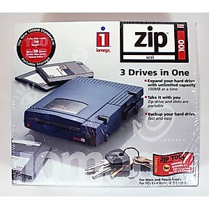 Iomega 100MB External SCSI Zip Drive
