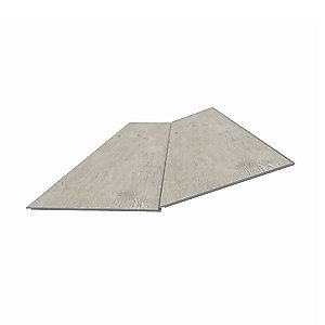 NewTechWood - EverLux Flooring, SPC Vinyl Plank Flooring, Home Decor Bedroom Interlocking Deck Planks, Planet-Conscious Room Flooring, Clamshell Gray, 8.75 x 72 inches, Set of 4 - Sample