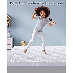 BedStory 2 Inch Memory Foam Mattress Topper - Full Size Bed Toppers Gel Memory Foam