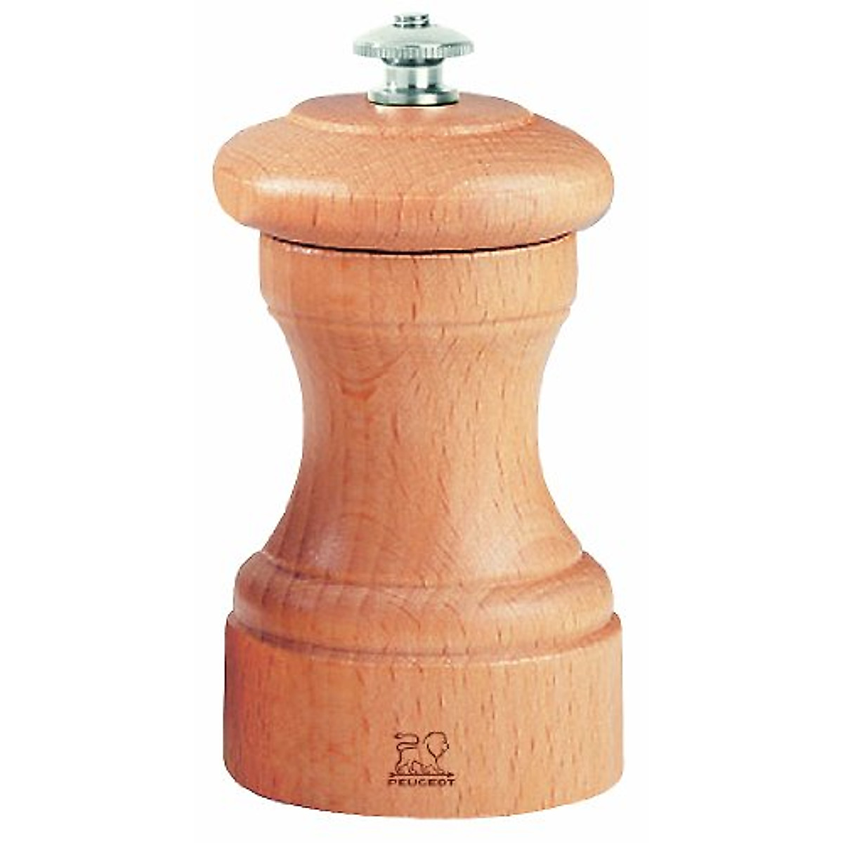 Peugeot 800-1 Bistro 4-Inch Pepper Mill, Natural, 3,94in, White