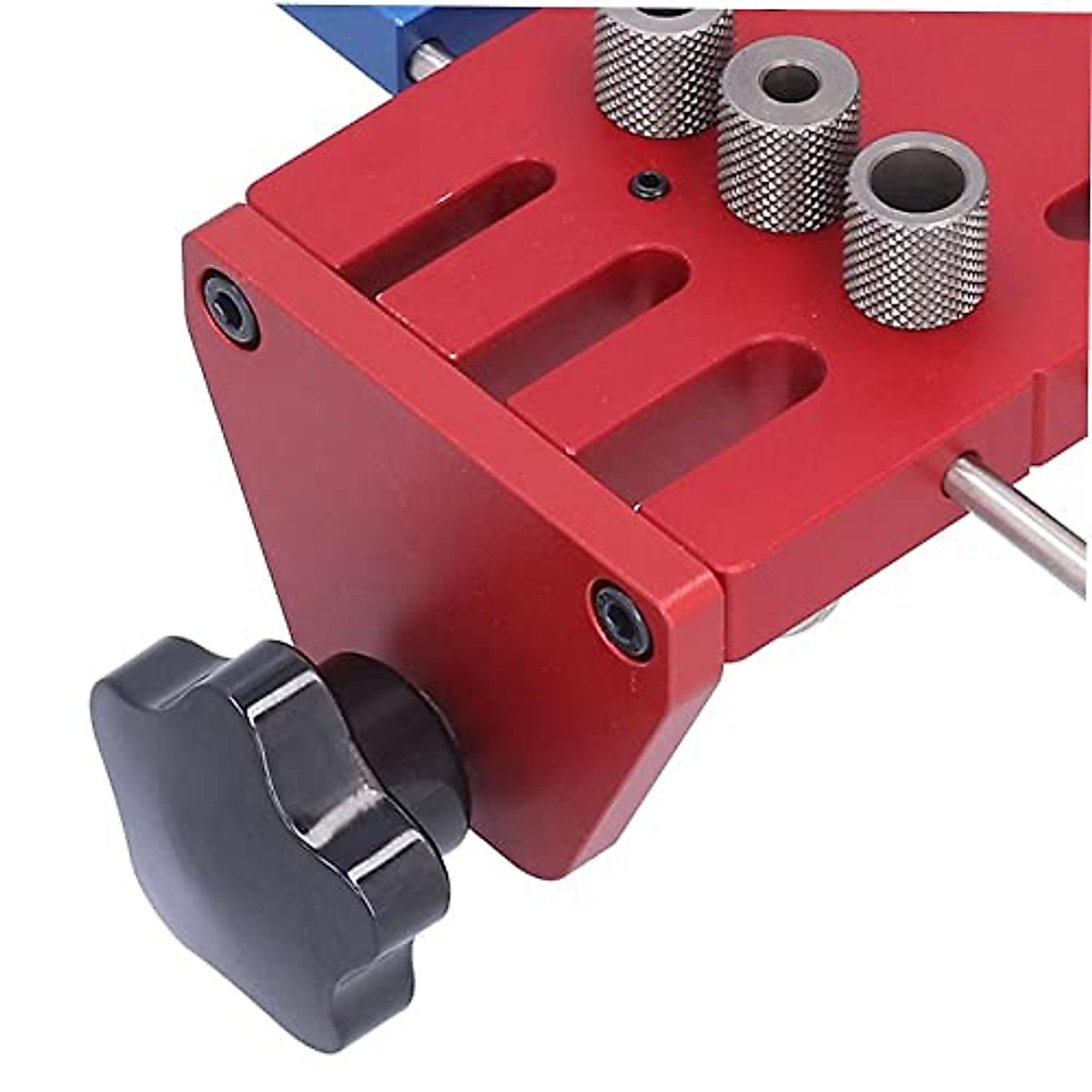 Upgrade Your Woodworking Skills with Adjustable Dowel Jig Kit and Hole Drill Guide - Woodworking Jigs and Fixtures for Perfect Drilled Holes - Includes Woodworking Tool Set - Buy Now