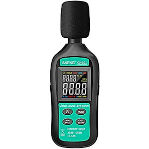 TIST Digital Noise Meter Measurement 35-135 db Intelligent Sound Level Meter Decibel Monitor Logger Diagnostic-Tool