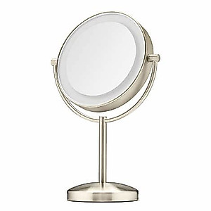 Conair Reflections LED Lighted Mirror, Double-Sided with 1x 10x Magnification