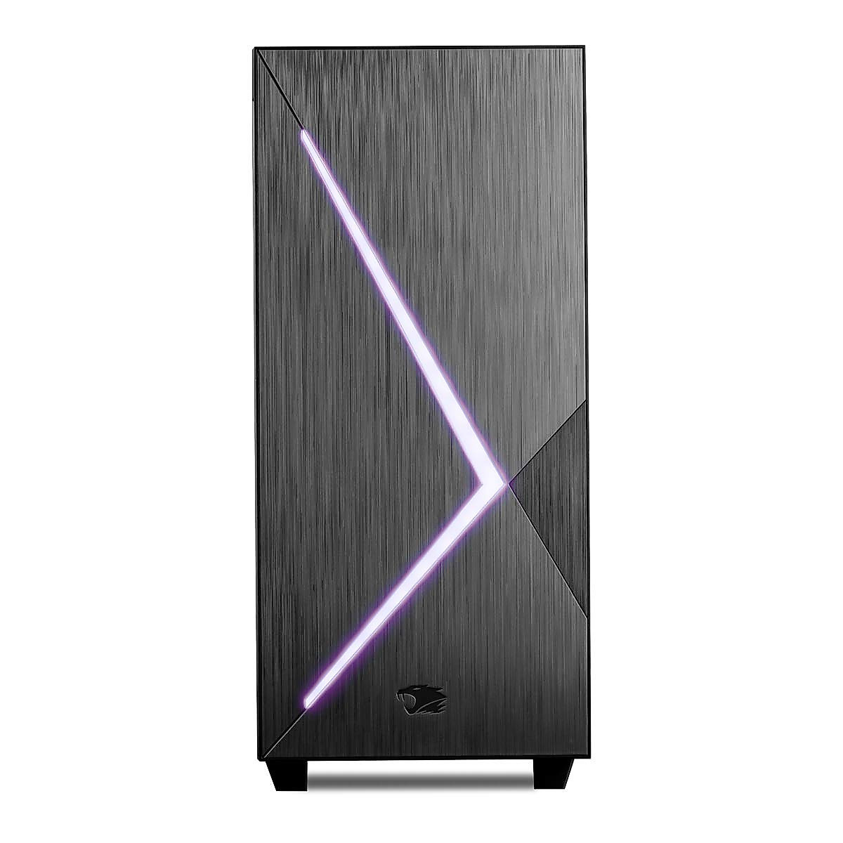 iBUYPOWER Elite Gaming PC Computer Desktop N27B 067i (Intel i7-8700 3.2GHz, NVIDIA Geforce RTX 2060 6GB, 8GB DDR4-2666 RAM, 1TB HDD, 240GB SSD, WiFi Included, Win 10 Home, VR Ready), Black