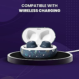 iJoy Disney Nightmare Before Christmas TWS Earbuds Wireless Bluetooth 5.0 Compatible in-Ear Headset with Built-in Mic & Portable Recharging Case - IPX8 Waterproof & Sweatproof,Long Battery Life