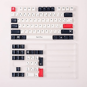 Keyboard Keycaps PolinoArt Moose Custom Keycap Pbt Keycap Set Fit for Cherry Switches Mechanical Keyboard Replacement Gaming Keycaps