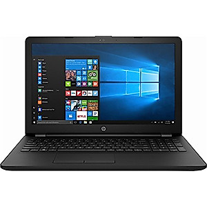 High Performance HP 15.6" Laptop PC AMD A6-7310 Quad-Core Processor 4GB RAM 500GB HDD AMD Radeon R4 Graphics DVD-RW HDMI WIFI HDMI Webcam DTS Audio Windows 10-Black