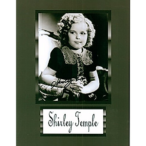Kirkland Shirley Temple 8 X 10 Photo Display Autograph on Glossy Photo Paper