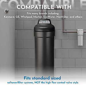 7337563 Water Softener Clip Kit (WS60X10004, 1205500, 7116713, 1205500) and O-Ring Kit (7337571, 7170288, STD302213, WS03X10025) Compatible with Kenmore, GE, EcoPure, Sears