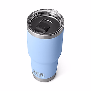 YETI Rambler 30 oz Tumbler, Stainless Steel, Vacuum Insulated with MagSlider Lid, Big Sky Blue