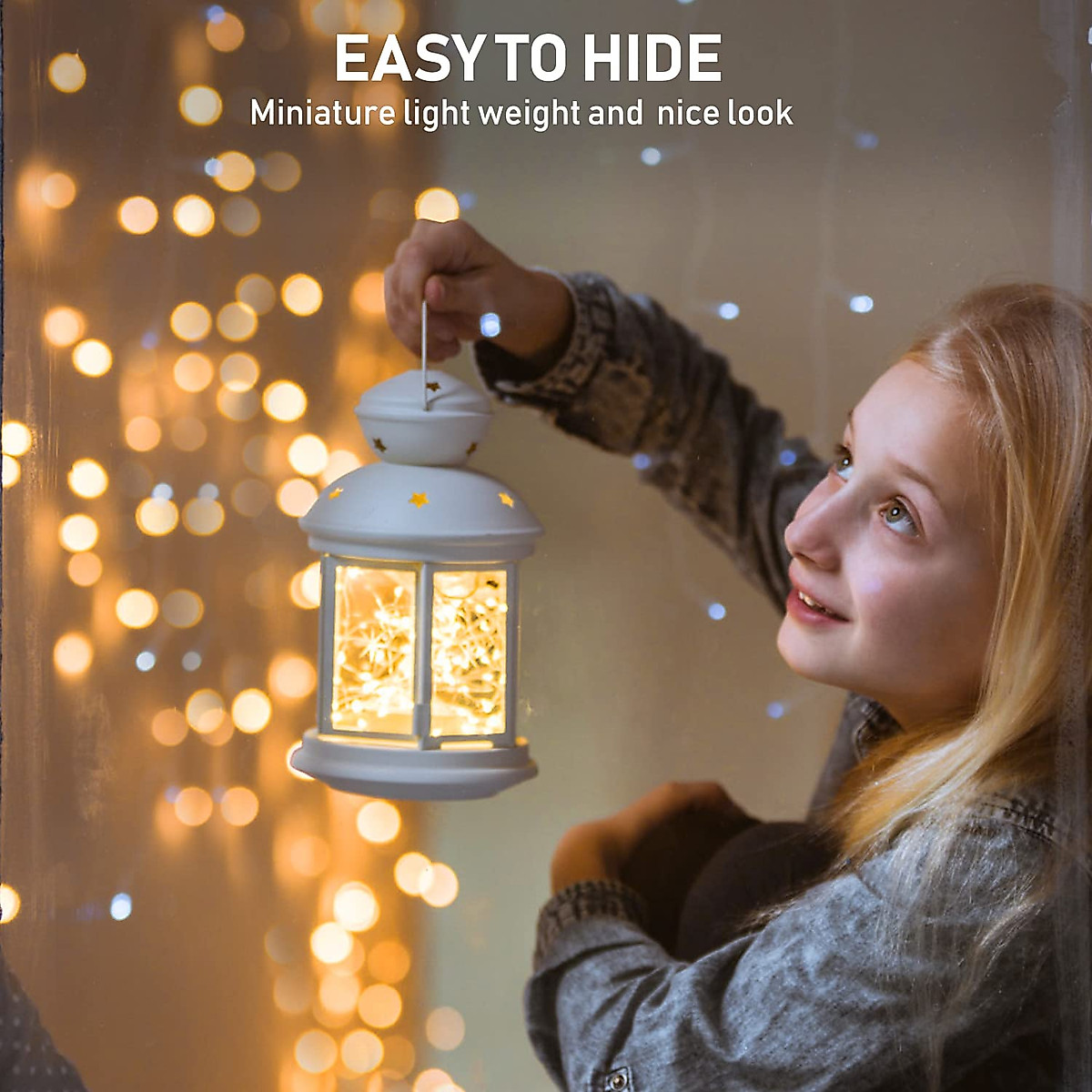 5 Pack Fairy Lights Battery Operated, 7 Feet 20 Led String Lights with Timer, Waterproof Firefly Lights on Silver Wire for Home Party Wedding Christmas Decorations, 6 Hours on/18 Hours Off, Warm White