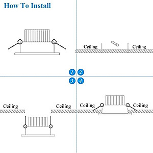 UANGLI Downlight Living Room Embedded with Antique Bronze Spotlights, Living Room Background Wall Antique Spotlights LED (Color : 6000k, Size : 15W)