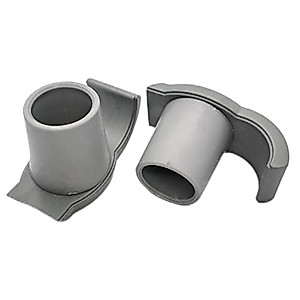 ComsenMed Walker Glide Skis, Universal Fit, Extra Durable,for 1 1/8 Inch Tubes,Universal Replacement Glide Caps,Heavy Duty Walker Coaster Skis for,Walker Parts,Walker Tips,(Gray) 1 Pair