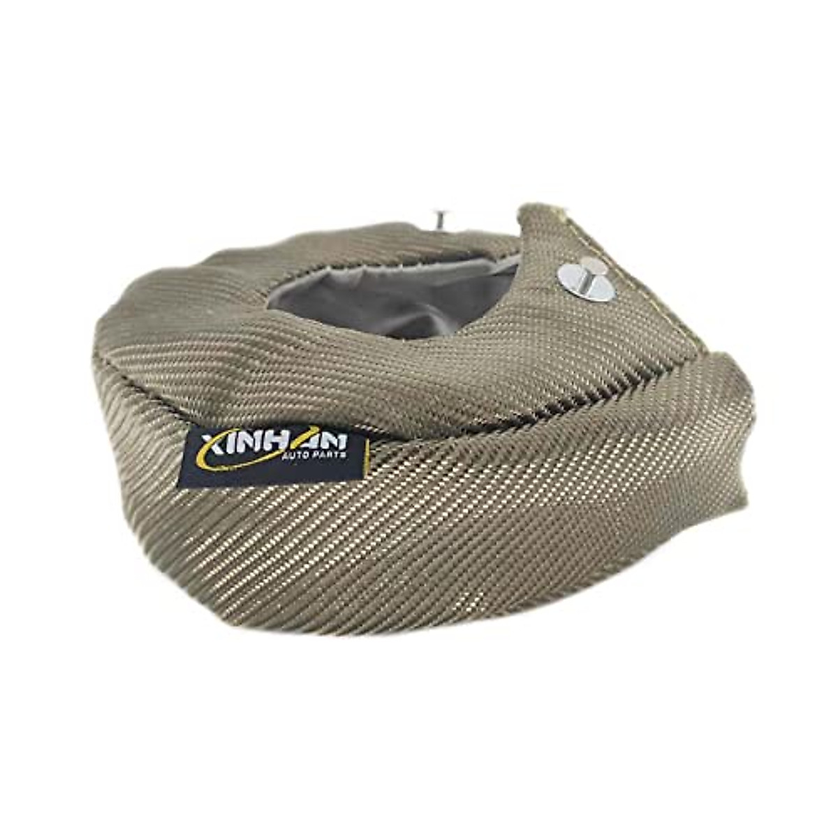 T3 Titanium Fiber Turbocharger Heat Shield Cover Inner high silica cloth and stainless steel knitted wire mesh inner liner