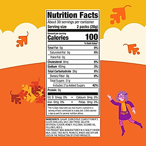 Brach's Classic Candy Corn Trick or Treat Packs, 60 Mini Pouches