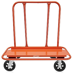 GypTool Heavy Duty Drywall Sheet Cart & Panel Dolly - Orange