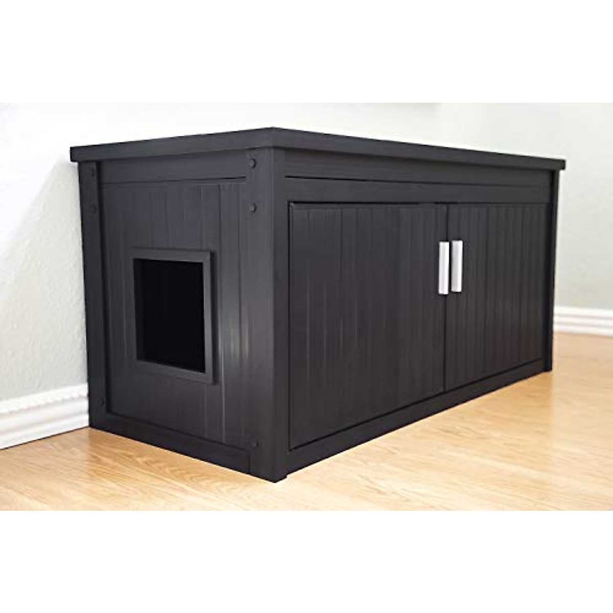 New Age Pet ECOFLEX® LitterLoo Bench Litter Box Cover -Espresso