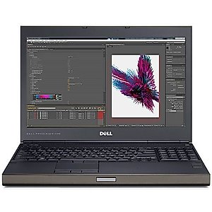 Dell Precision M4800 15.6" Business Laptop NoteBook PC (Intel Ci7-4900MQ, 16GB Ram, 1TB HDD +120 GB Brand SSD, Nvidia Quadro K2100M Graphics, HDMI, Cam, B.T, WIFI) Win 10 (Renewed)