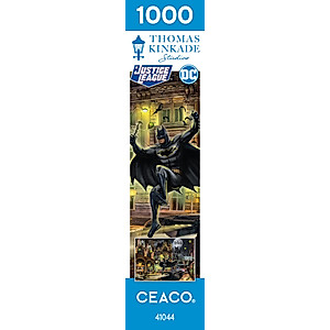 Ceaco - Thomas Kinkade - DC Comics - Batman Gotham City - 1000 Piece Jigsaw Puzzle
