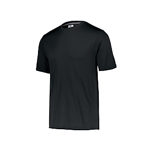 Russell Athletic Mens Short Sleeve Performance T-Shirt, Black, 3X-Large Plus