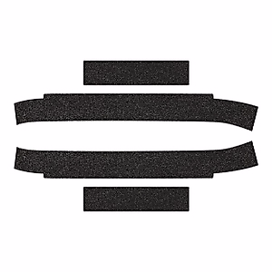 Custom Fit Door Sill Entry Protector Kit for Ford Ranger Super CrewCab, CrewCab - 2019 2020 2021 2022 - Edge Guard Cover Anti Scratch Paint Protection Threshold Scuff Shield (Full Set)