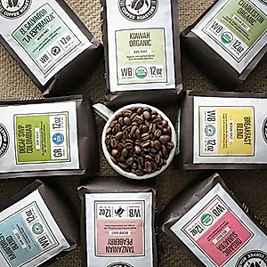 Charleston Coffee Roasters | Specialty Organic Ground Coffee | Hand Picked, Premium Slow Roast (SWP Decaf, Dark Roast) 12 Oz