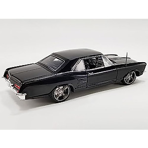 1964 Riviera Custom Cruiser Black Limited Edition to 354 Pieces Worldwide 1/18 Diecast Model Car by Acme A1806307