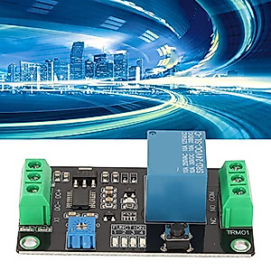 Time Delay Relay Module, Time Delay Relay Timer Relay Module, Delayed Disconnection Delayed Closing Self Locking Delay Switch for Industrial Control (DC24V)