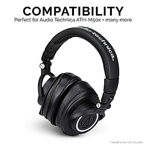 Brainwavz Sheepskin Leather Angled Memory Foam Earpad - Suitable for Large Over The Ear Headphones - AKG, HifiMan, ATH, Philips, Fostex