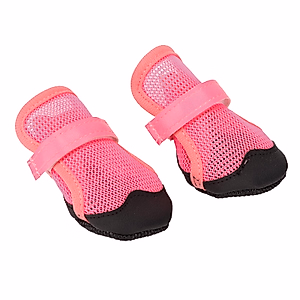 Dog Shoes, Rubber Sole Nonslip Comfortable Running Shoes for Winter Snowy Day Hot Pavement (M)