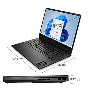 HP 2023 Newest OMEN Gaming Laptop, 16.1" QHD 165Hz Display, Intel Core i9 12900H (14 cores, up to 5GHz), NVIDIA GeForce RTX 3060, 64GB DDR5 RAM, 2TB SSD, Wi-Fi 6E, Backlit Keyboard, Windows 11 Home