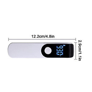Kuhxz Touchless Forehead Thermometer for Adults & Kids, Digital 𝐈𝐧𝐟𝐫𝐚𝐫𝐞𝐝 Thermometer, LED Display Instant Reading, Mini Portable Handheld Electronic Thermometer, Thermometer for Home Use