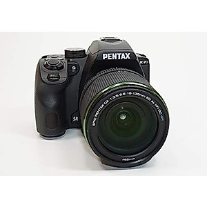 Pentax K-70 Weather-Sealed DSLR Camera with 18-135mm Lens (Black) Bundle with 50-200mm Lens, AF-200FG Flash, and Bag