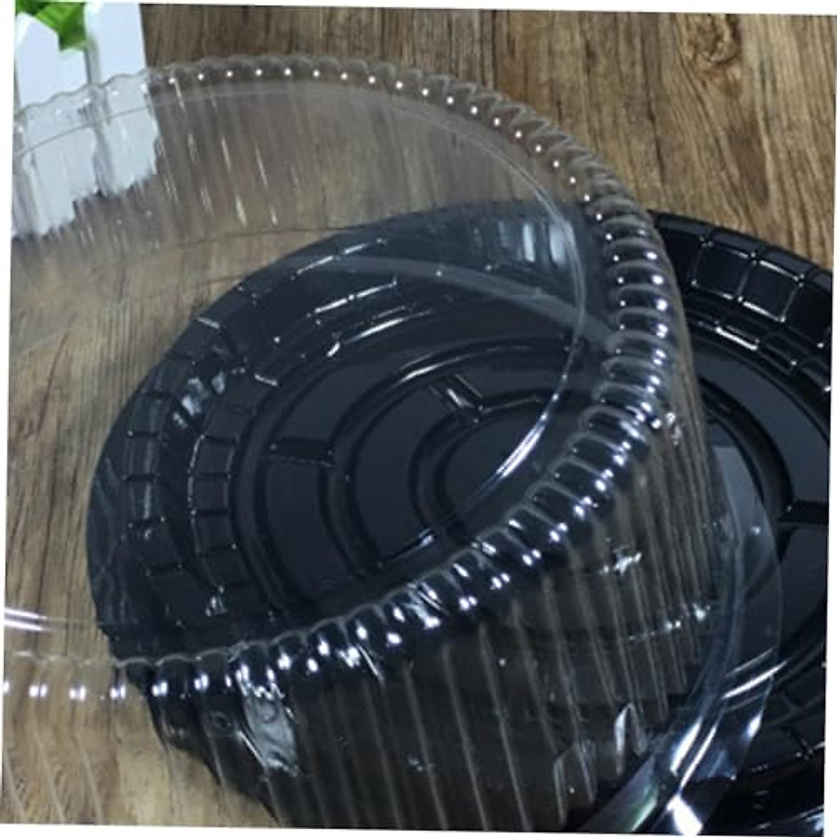 HOMSFOU 20pcs 8 Clear Cake Reusable Cake Containers Cake Containers with Lids Cake Holder with Lid Wedding Cake Stand Disposable Cake Carrier Cupcake Pan A024 With Cover Bread Box