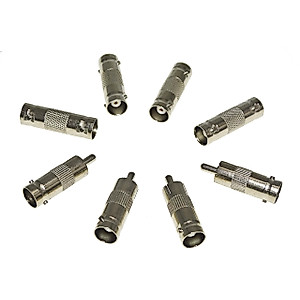 4 x 60ft Security Camera BNC Cable,Video Audio with Power for CCTV Camera Installation,Pre-Made All in one Siamese coaxial Plug Ready