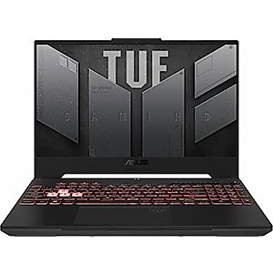 Asus TUF 15.6" FHD 144Hz Gaming Laptop | AMD Ryzen 7 6800H 8 cores | NVIDIA GeForce RTX 3050Ti | RGB Backlit Keyboard | Windows 11 | Grey (Gray, 8GB DDR5 | 512GB SSD)