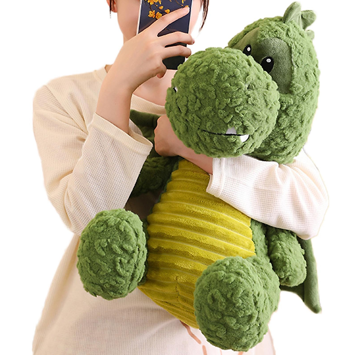 Soft Dragon Stuffed Animals Dragon Plush Toys Dragon Plushies Throw Pillow Dragon Hugging Dragon Cuddly Dragon Doll Gift for Kids and Lovers in Christmas, Valentine's Day (20 Inch)