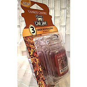 Autumn Wreath Yankee Candle 3 Pack Car Jar Ultimate
