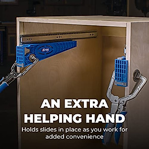 Kreg KHI-Slide Drawer Slide Jig - Drawer Slide Jig Kit - Drawer Slide Tool - for Cabinets, Drawers, Desks & More - Easily Install Drawer Slides - Set of 2