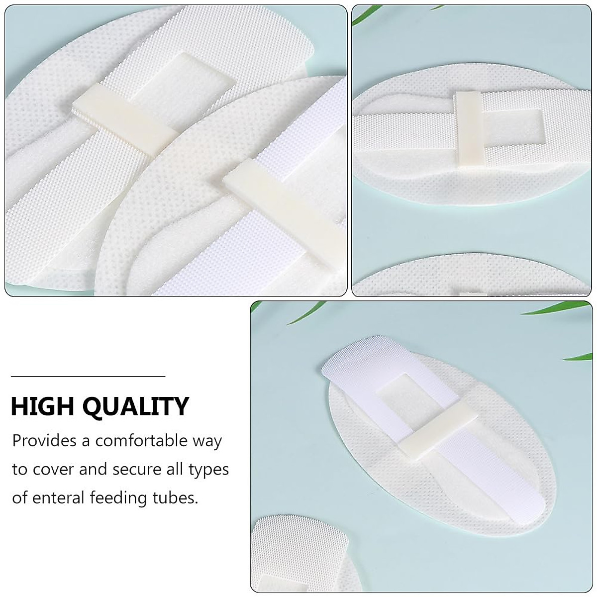 HEALLILY 6Pcs G-Tube Holder Concealment Gastrostomy Tubes Sticker Abdominal Feeding Tubes Dialysis Catheter Tube Holder Catheter Stabilization Device 1