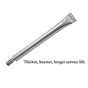 Votenli S9602A(4-Pack) S1108A(4-Pack) 15 7/8" Stainless Steel Heat Plate and Burner Replacement for Broil King 9625-84, 9625-87, 9635-84, 9635-87, Baron 320, Baron 340, Baron 420, Baron 440,