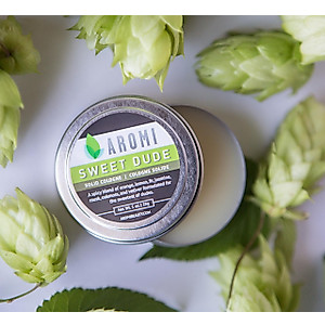 Aromi Solid Cologne | Spicy, Citrus Men's Fragrance, Oakmoss Scent, Vegan, Cruelty-free, Father's Day Gift Idea, Travel, Alcohol-free (Sweet Dude)